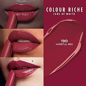 L'Oreal Paris Colour Riche Lipstick with Argan Oil and Vitamin E, Reds of Worth, Hopeful Red