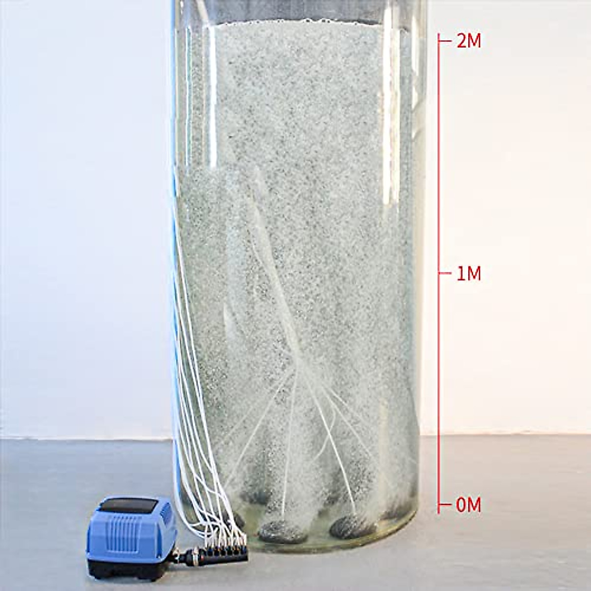 CANVUNTHY Linear Air Pump AP40 for Pond Aeration, Septic Air Pump, Hydroponic Air Pump, Pond Air Pump, 635GPH for Pond, Waste Treatment, Aquarium, Fish Farm, Seafood Restaurant (AP80-1350GPH)