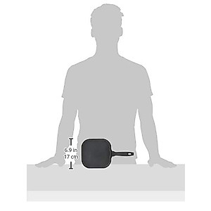 T-fal B36314 Specialty Nonstick Mini-Cheese Griddle Cookware, 6.5-Inch, Black