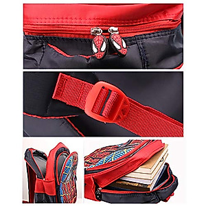 Nicexx Boys Backpacks for Elementary School Spider Cartoon Design Kids School Backpack Lightweight Durable Red SB Sb00