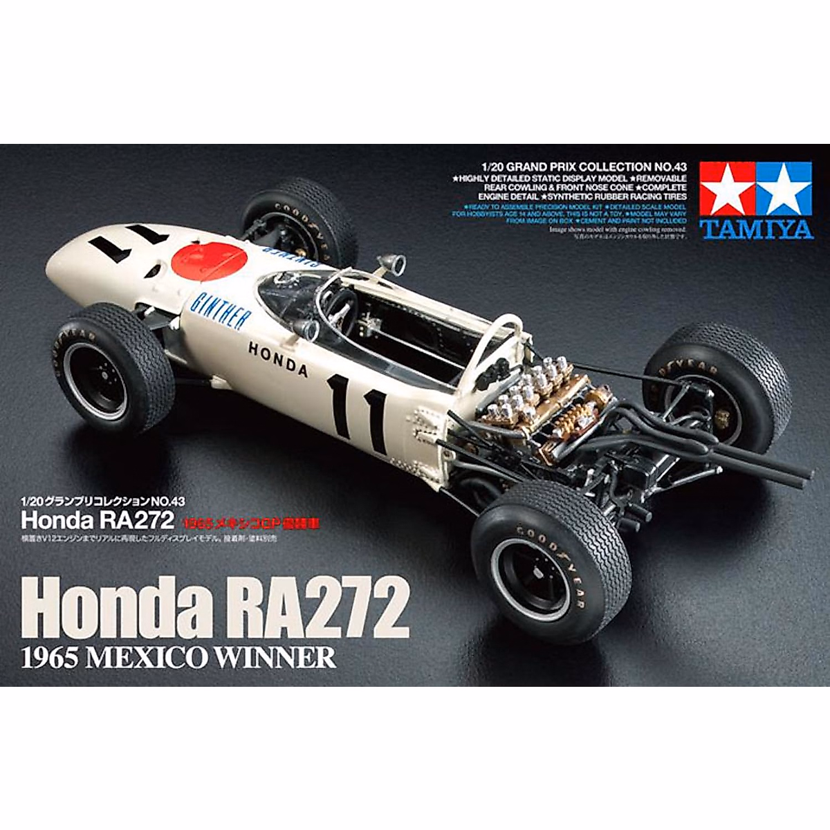 Tamiya 1/20 Grand Prix Collection No.43 Honda RA272 1965 Mexico GP Winning car 20043