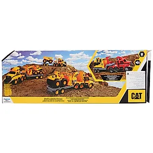 Funrise - Cat Heavy Movers Flatbed Truck with Dump Truck