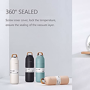 Travel Water Bottle Stainless Steel Thermos Bottle Thermal Cup Vacuum Flask 350ml Coffee Insulated Cup Thermo Mug 6-12 Hours (white,350ml)