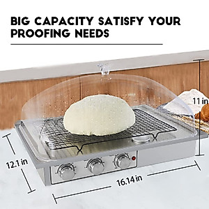 Electric Dough Proofer Machine with Humidity and Temperature control Bread Proofer Box Yogurt Maker Proofing Slow Cooker Fermenter