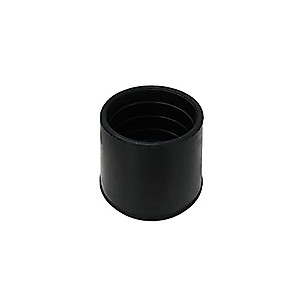 Shepherd Hardware 9226 1-1/2-Inch Inside Diameter Rubber Leg Tips, 2-Pack, Black