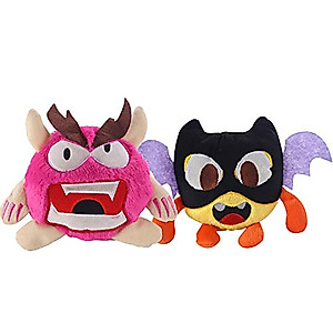 NEILDEN Upgrade Interactive Squeaky Dog Toys Plush Puppy Chew Toys Giggle Dog Balls Durable for Tug and Fetch Pet Toys for Small Dogs