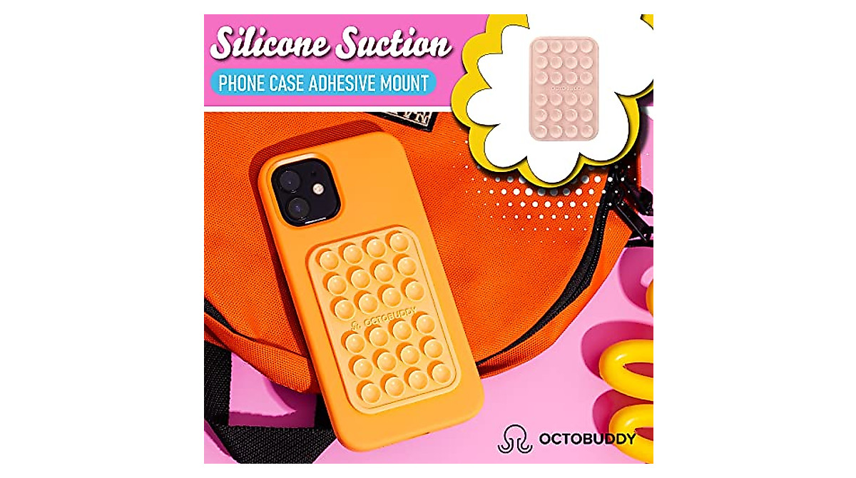 OCTOBUDDY Silicone Suction Phone Case - Hands-Free Holder