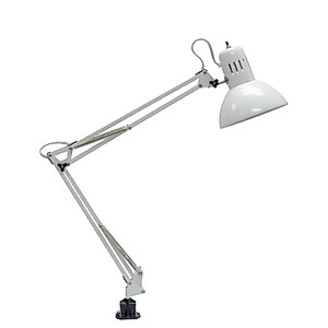 Studio Designs Swing Arm Lamp, 13-watt, White
