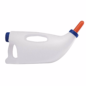 4L Calf Nursing Feeding Bottle, Lamb Milk Bottle Calf Goat Milk Feeder Bottle with Handle Livestock Supplies