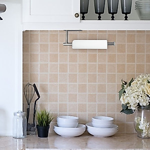 Aisto Paper Towel Holder Wall Mount Under Cabinet Adhesive Paper Towel Holder or Wall Drilling for Home Kitchen - SUS304 Stainless Steel