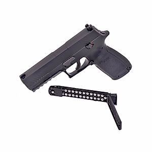 SIG SAUER P320 CO2 Semi-Auto Chambered in .177 Caliber, 12 Gram, 30 Round Blowback Next-Generation Pellet Gun Air Pistol, Black