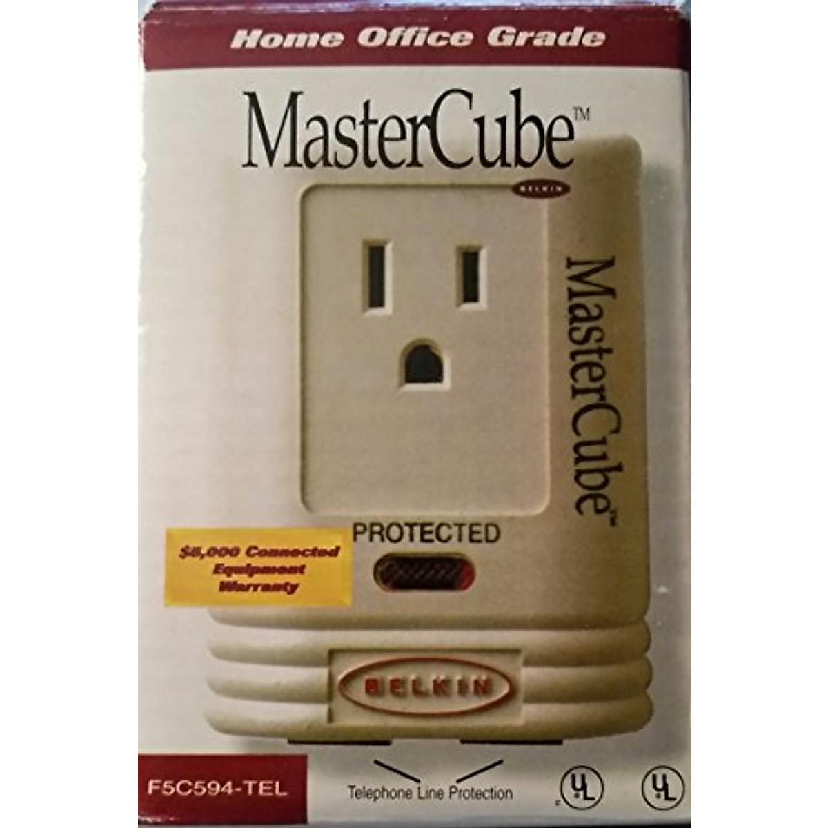 Belkin F5C594-TEL MasterCube Surge Protector; 688 Joules; 10k Warranty (Discontinued by Manufacturer)