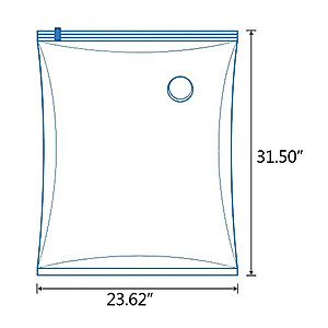 Maxi 1/5/10pcs Vacuum Storage Bags Jumbo 24"x32" Seal Space Saving Clothes Organizer (1)