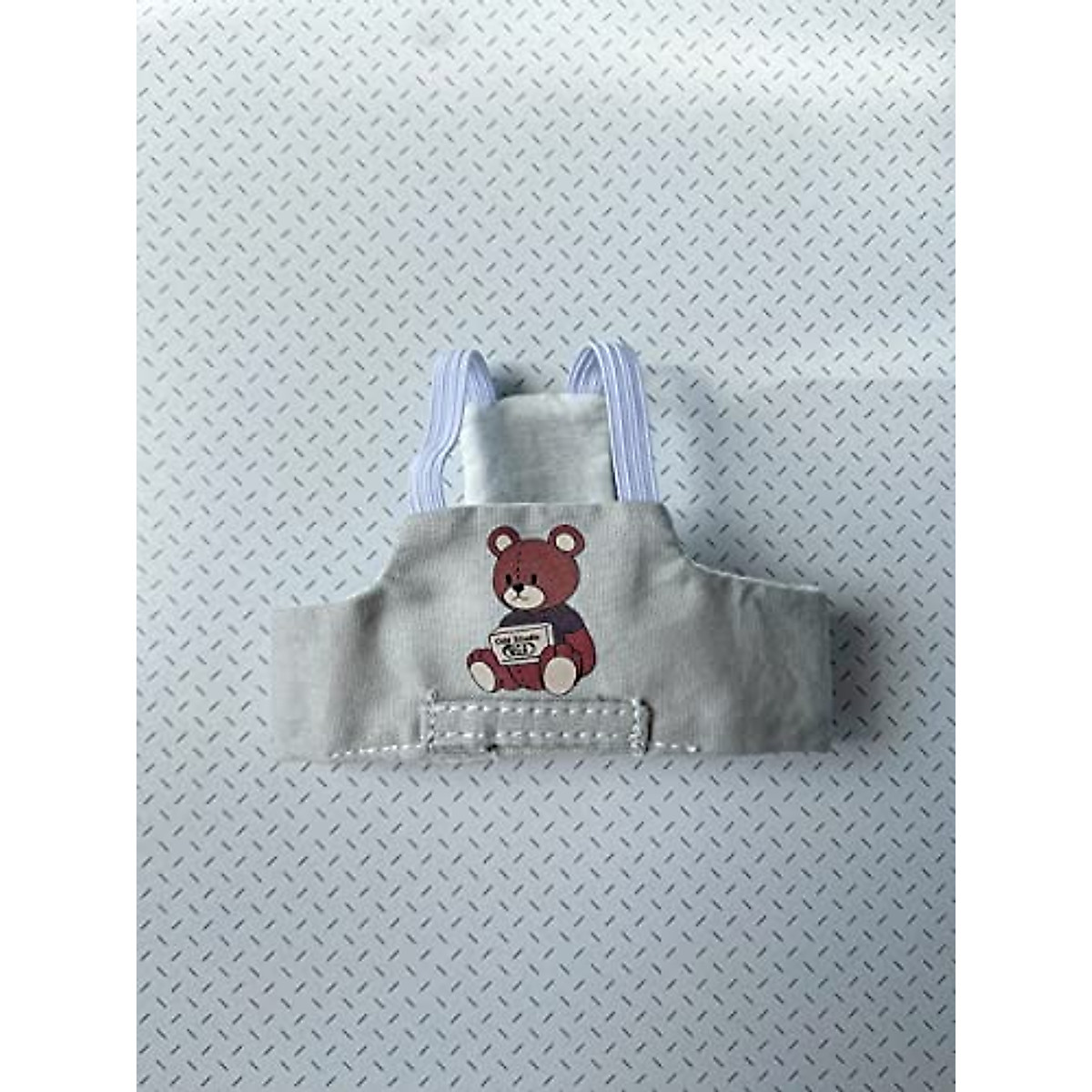 Bird Flight Harness Vest, Parrot Flight Suit with Leash for Parakeets Cockatiels, Bird Flying Clothes with Rope and Handle for Outdoor Activities Training (Bear with Leash,Medium)