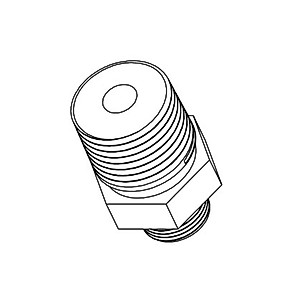 Moen 175921 Parts & Accessories Commercial 3/8" Compression Adapter, or Unfinished