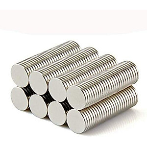 ZHYF 80PCS 8x1mm Round Magnet for Refrigerator Magnets, Offices, Artwork, Craft Whiteboards, Maps, Multi-functional Durable Small magnets