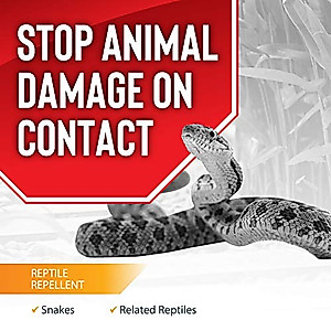 Reptile Stopper, Granular Animal Repellent, All Natural, Effective All Year Round, Safe for People and Pets, No Harsh Chemicals, Ready to Use, Snake & Reptile Repellent - 12 lb. Bulk