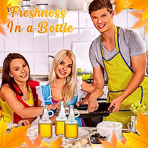 Meanplan Glass Syrup Bottles Bulk Maple Syrup Bottles with Aluminum Lids Syrup Container Maple Syrup Jar and Funnels for Potion Juice Milk Storage Gift Sauce Oil, 3.5 oz (28 Pcs)