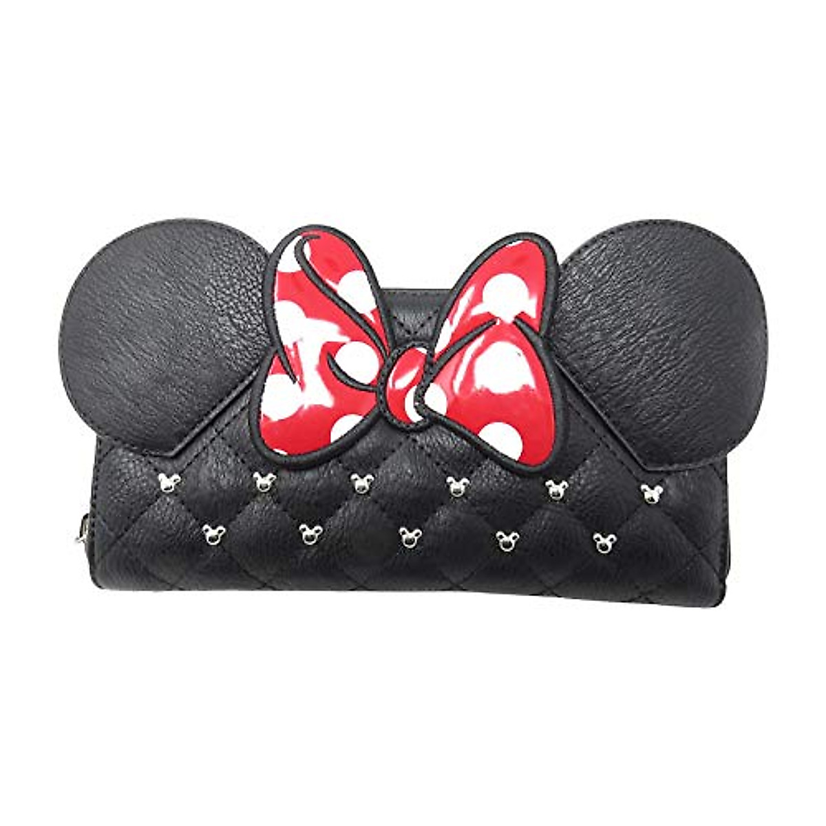 Loungefly x Minnie Bow Wallet WDWA0564, Black, Standard
