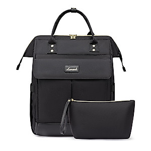 LOVEVOOK Laptop Backpack for Women,15.6 Inch Work Travel Backpack with Charging Port, Teacher Nurse Bag With Organizer Pouch Fashion Daypack Computer Backpack for Business College