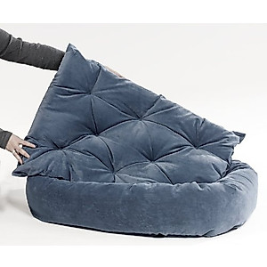 Bowsers Donut Bed, Medium, Pewter Bones