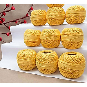 S2J Anchor Cotton Crochet Set of 10 Pcs Knitting Thread Tatting Yarn Embroidery Ball