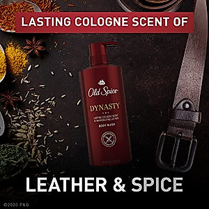 Old Spice Body Wash for Men, Dynasty Cologne Scent, 16.9 Fl Oz (Pack of 4)