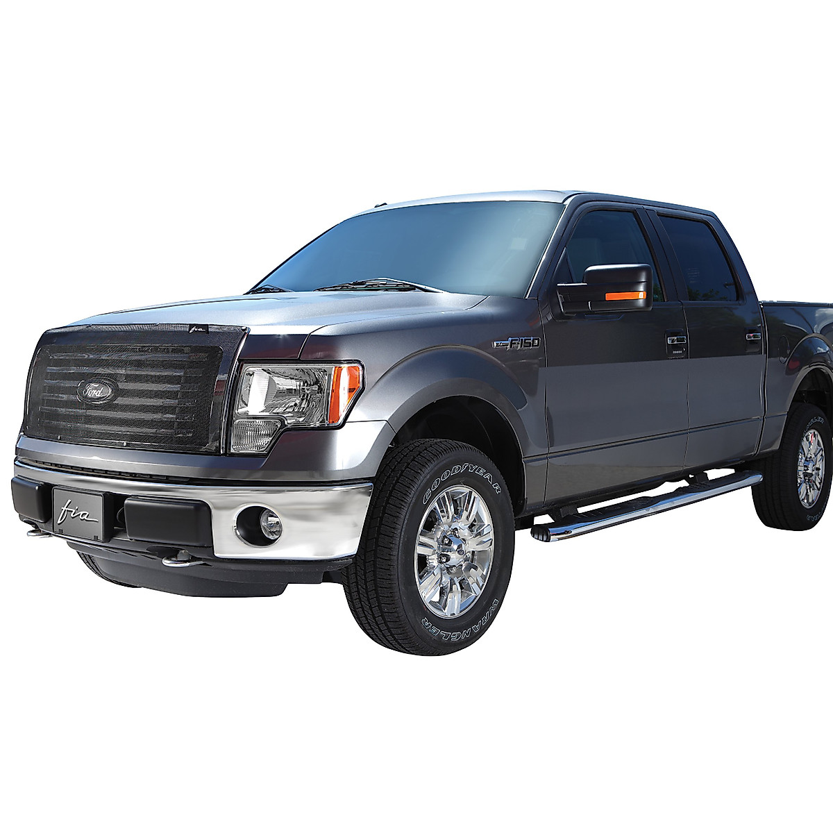 FIA WF922-8 Custom Fit Winter Front/Bug Screen, Black