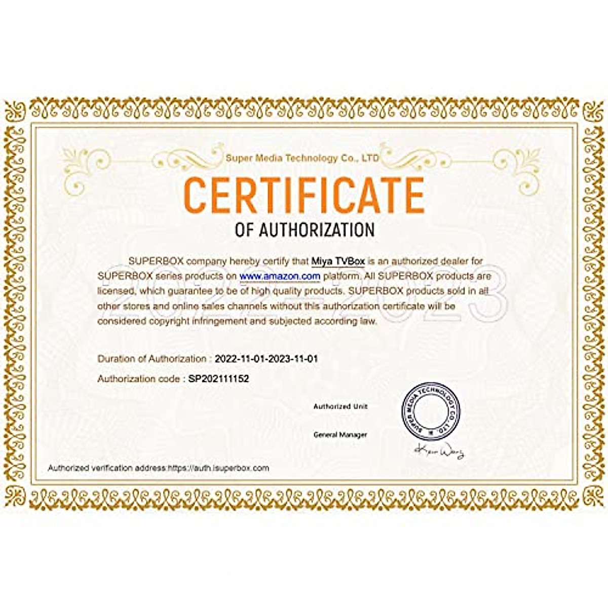 Authorized Seller 2023 Newest Super Box S3 PRO TV Box with Voice Remote，Detailed Install Instructions (2GB RAM + 32GB ROM)