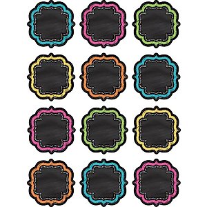 Teacher Created Resources Chalkboard Brights Mini Accents (5620)