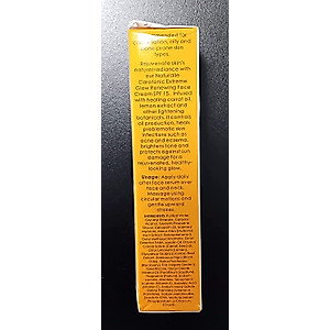 Makari Naturalle Carotonic Extreme Glow Renewing Face Cream SPF15 (1.7 oz) | Brightens, Moisturizes, and Rejuvenates Skin | Helps Diminish Acne, Control Oily Face, and Minimize the Appearance of Aging