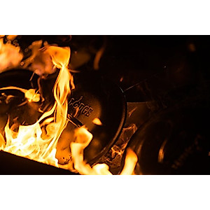 Lodge L10DCO3 Cast Iron Deep Camp Dutch Oven, Pre-Seasoned, 5-Quart