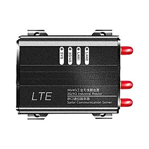 EXVIST 4G LTE Cellular Router with SIM Card Slot, Industrial 4G LTE Router with EC25-AFX, RS232, VPN, External Antennas for Smart Home, Video Surveillance, Industrial Control etc.