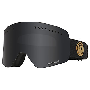 Dragon Alliance Unisex NFXS - Pk Gum Sole/Lumalens Dark Smoke, Black/Gold, Medium, 404626429002-2-Medium