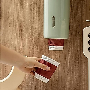 Guaber Wall Mounted Water Cup Dispenser Cup Holder Space-Saving Cup Cup Storage Rack