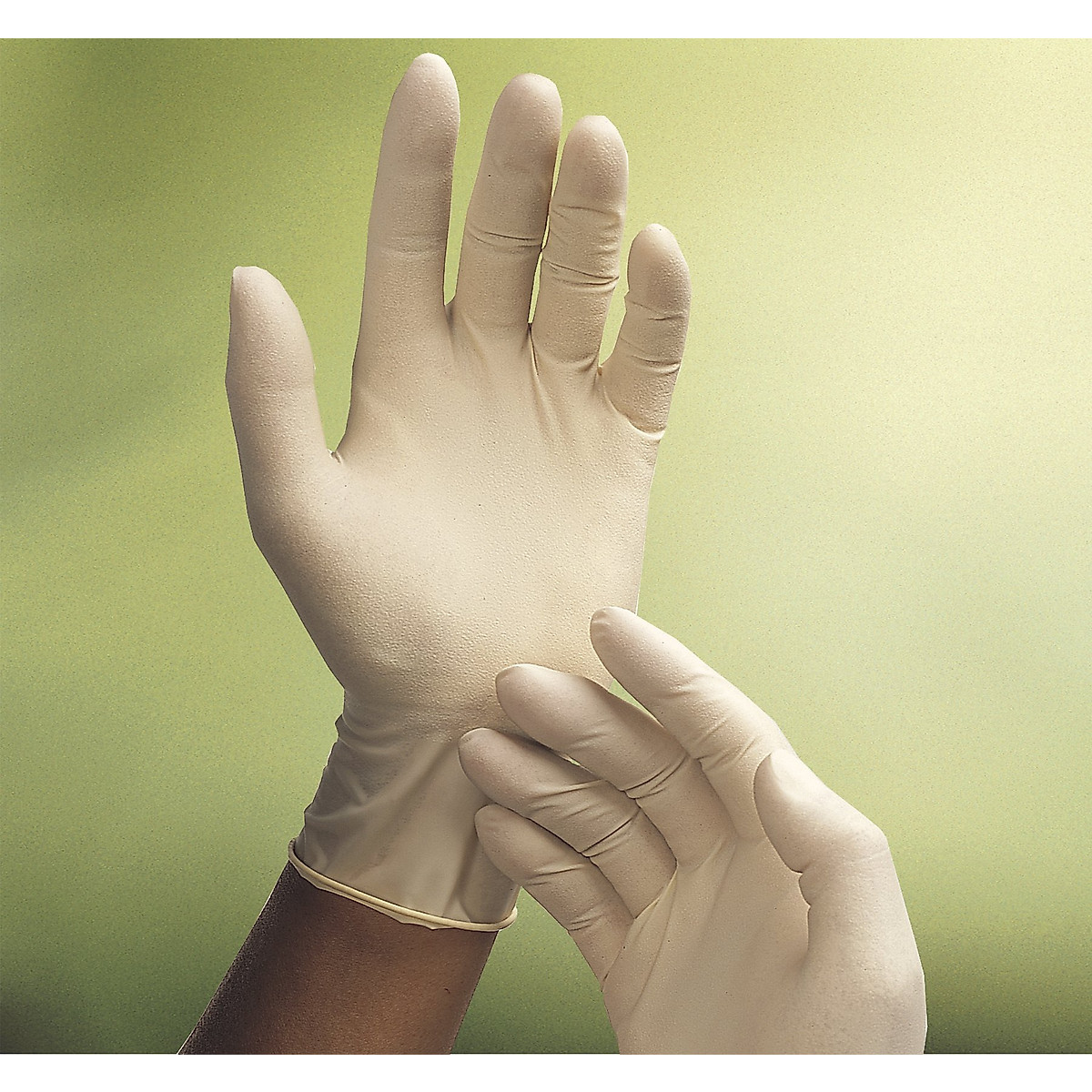 Adenna GLD266 Gold 6 mil Latex Powder Free Exam Gloves (White, Large) Box of 100