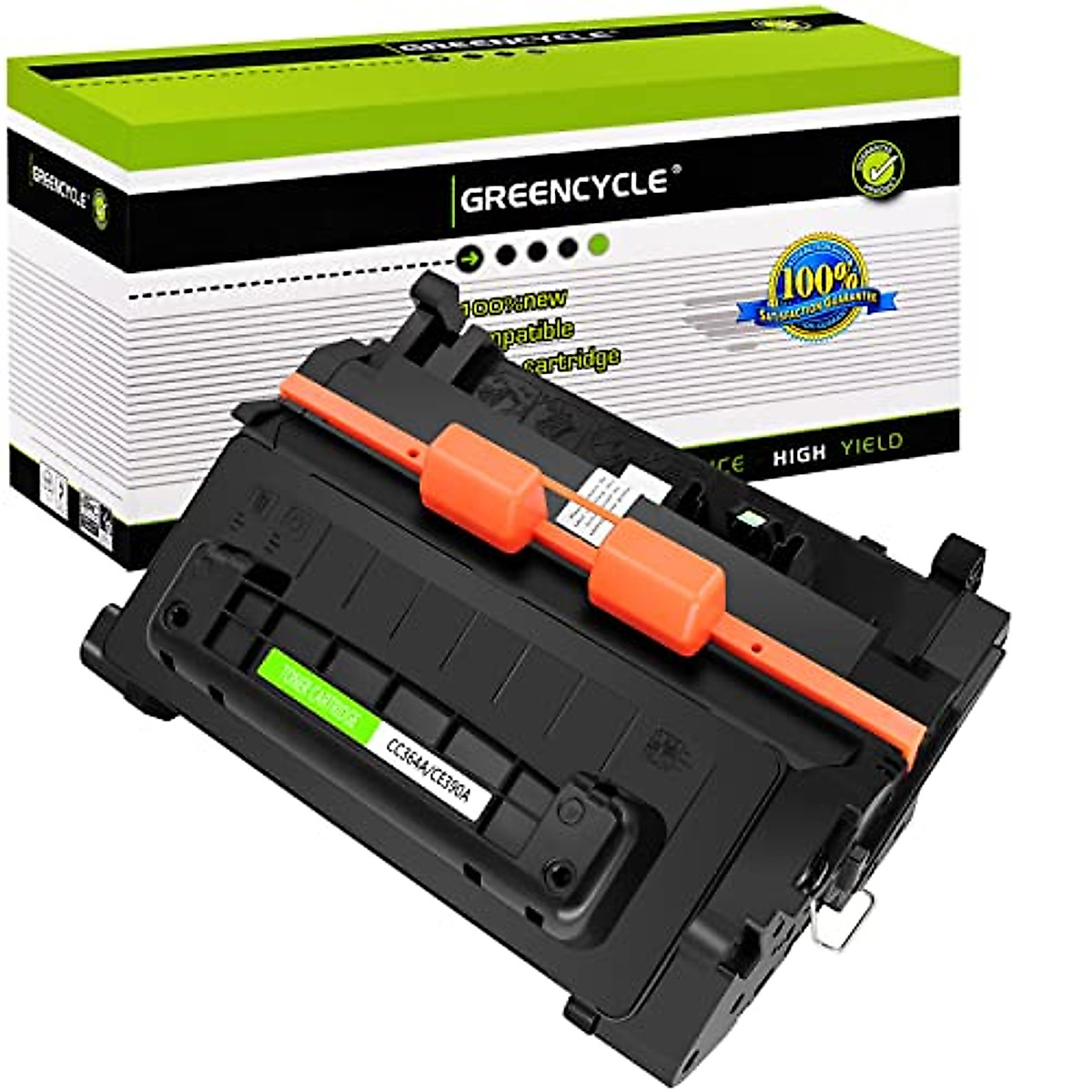 greencycle 1 PK Compatible Black Toner Cartridge Replacement for HP 64A CC364A for Laserjet P4014 P4014n P4015 P4015n P4515 P4515tn P4515x Series Printer