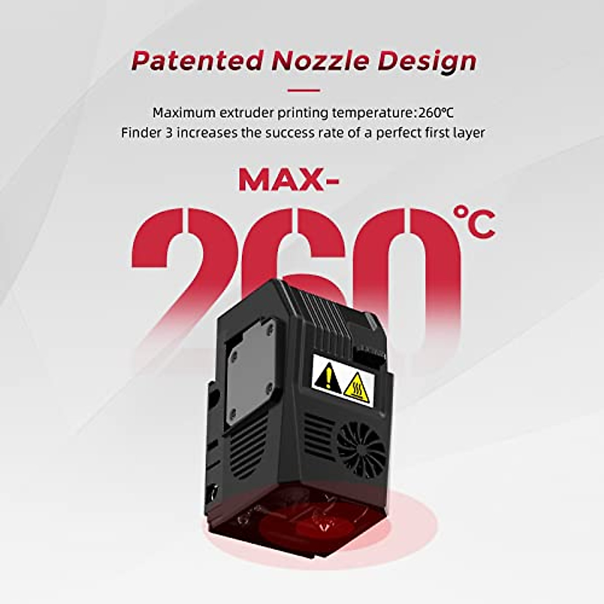 FLASHFORGE 3D Printer Finder 3 Glass Heating Bed with Removable PEI Surface and Magnetic Platform, Fully Assembled, Large FDM 3D Printers with 7.5" x 7.7" x 7.9" Printing Size