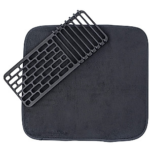 Cuisinart 18US6251BLACK Dish Drying mat, standard, Black