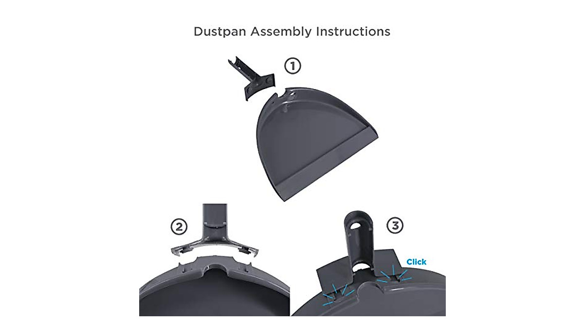 Radley & Stowe Angle Broom & Dustpan Set for Effective Cleaning