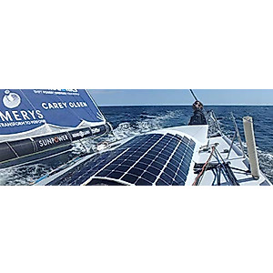 SUNPOWER Portable Solar Panels, Flexible Panel / Monocrystalline Cells / Lightweight/ MC4 Connectors Camping, boats, RV + more (100W)