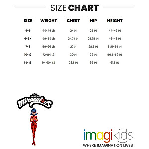 Miraculous Ladybug Little Girls French Terry Hoodie Red 4-5