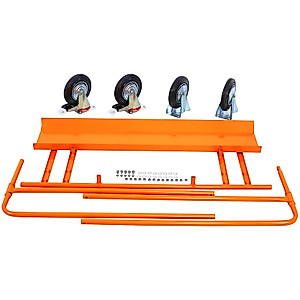 HomVent Heavy Duty Drywall Sheet Cart, 1800lbs Load Capacity Drywall Cart Dolly Drywall Sheet Cart & Panel Dolly Handling Sheetrock Sheet Panel Service Cart with Wheels (1800LBS)