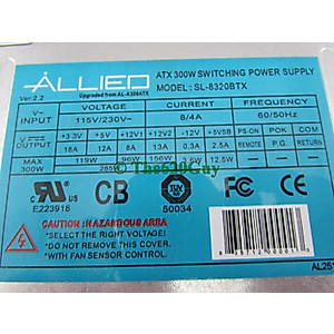 Allied SL-8320BTX 300W 24 Pin 4 Pin +12V Switching ATX Power Supply AL-A300ATX