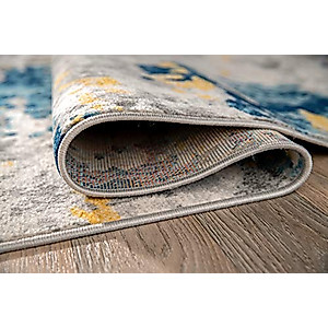 Rugshop Sky Collection Transitional Abstract Area Rug 7'10" x 10' Cream