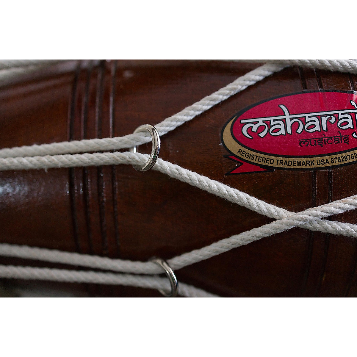 Special Dholak Drum by Maharaja Musicals, Professional Quality, Sheesham Wood, Padded Bag, Spanner, Dholki Musicals Instrument (PDI-BBC)