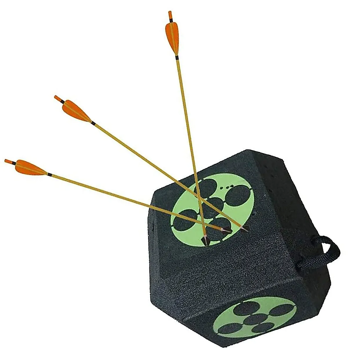 Nicedea, Training Target Square 3D Target Cube 6Sided Foam Arrow Dice SelfHealing Broadhead Target, Black