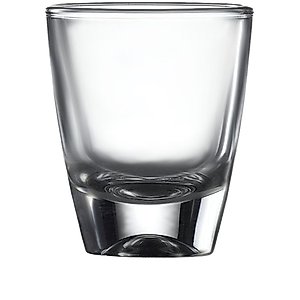 Circleware Tasters Shot Set of 6, Heavy Base Glassware Drinking Glass Cups for Whiskey, Vodka, Brandy, Bourbon and Liquor Beverage Bar Dining Decor Gifts, 1.5 oz