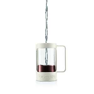 Bodum Bean French Press Coffee Maker with Coffee Grind Catcher, 34 Ounce, Black