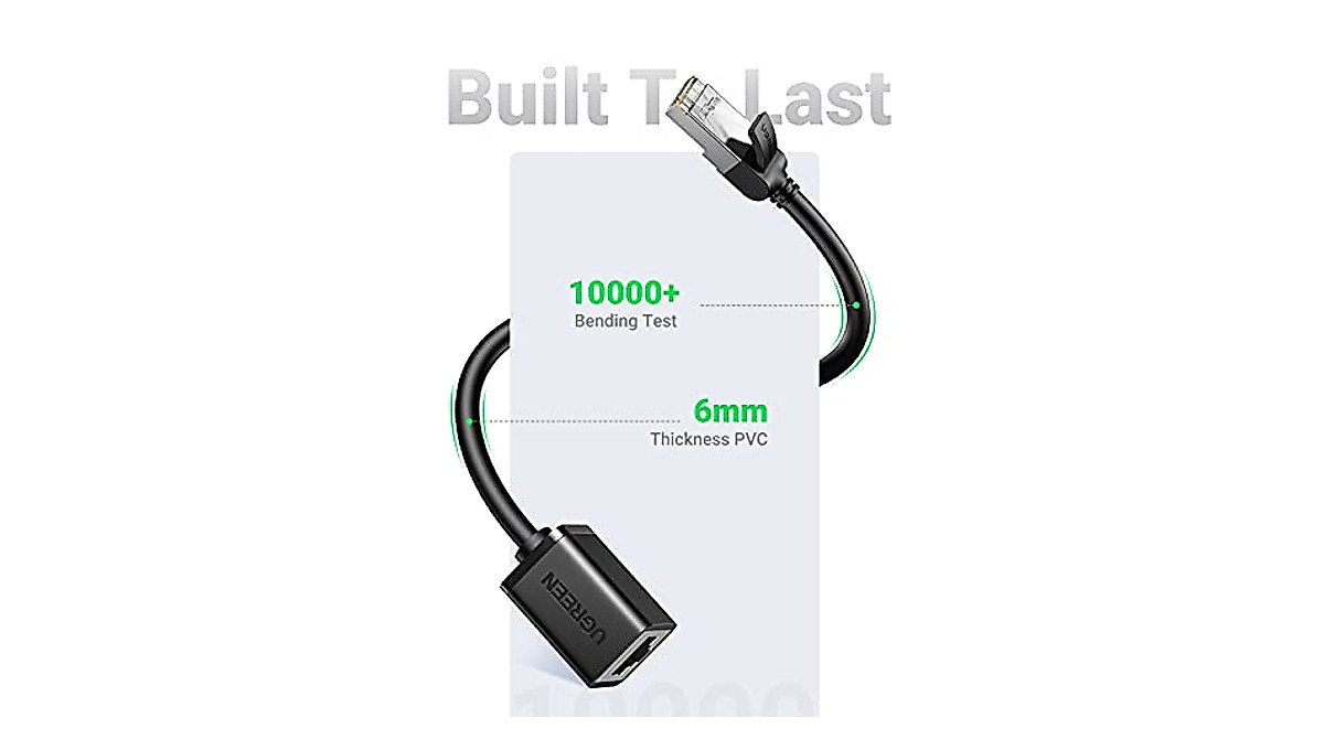UGREEN Cat6 Ethernet Extension Cable - 10FT Fast & Durable